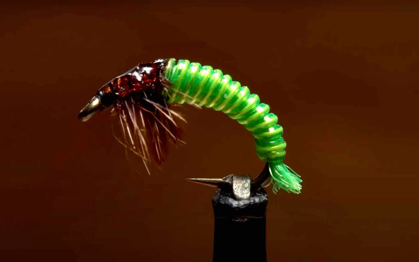 How to Tie JC's Electric Caddis Larva | MidCurrent